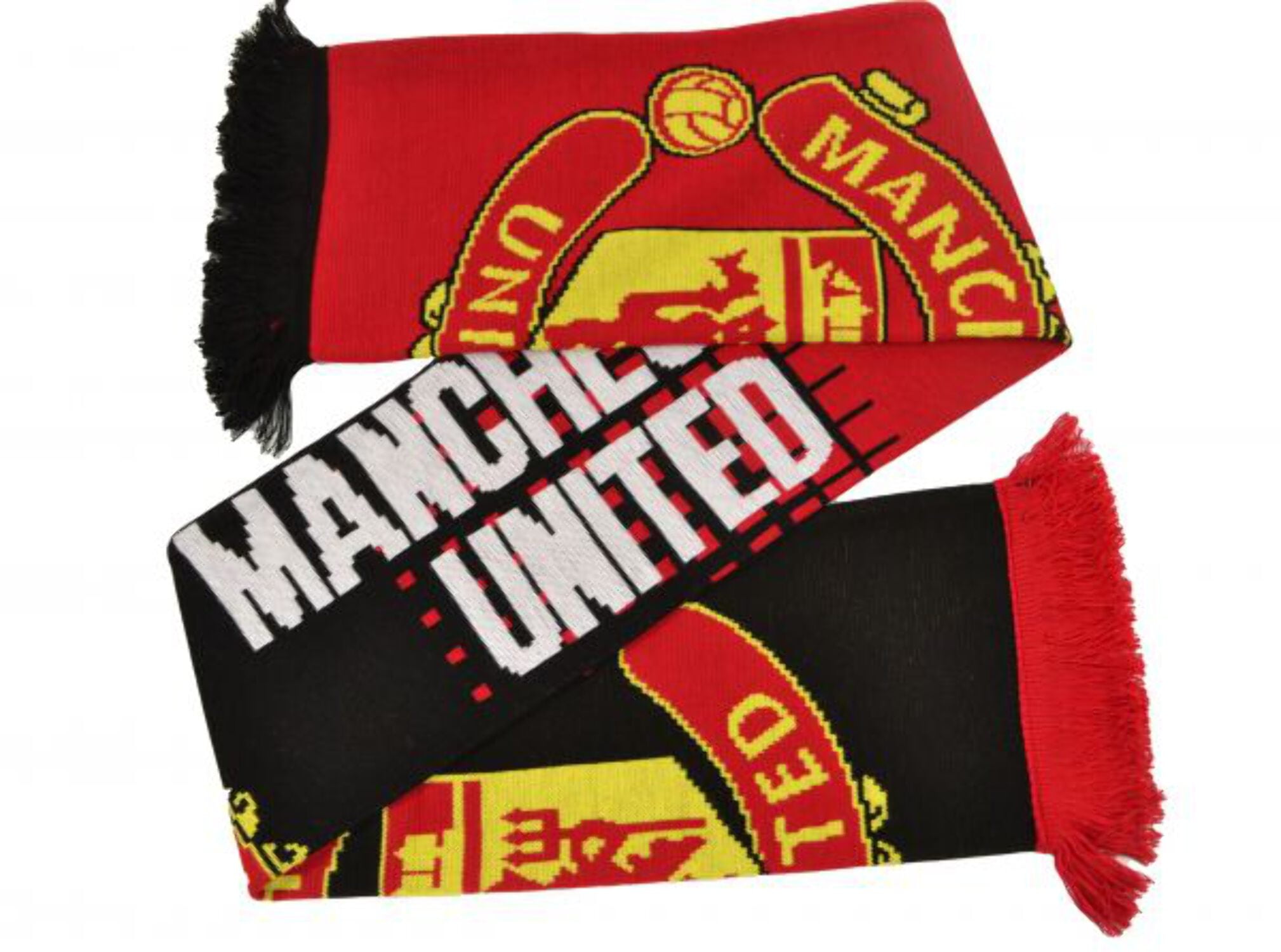 Manchester United FC Split Logo Scarf - Walmart.com