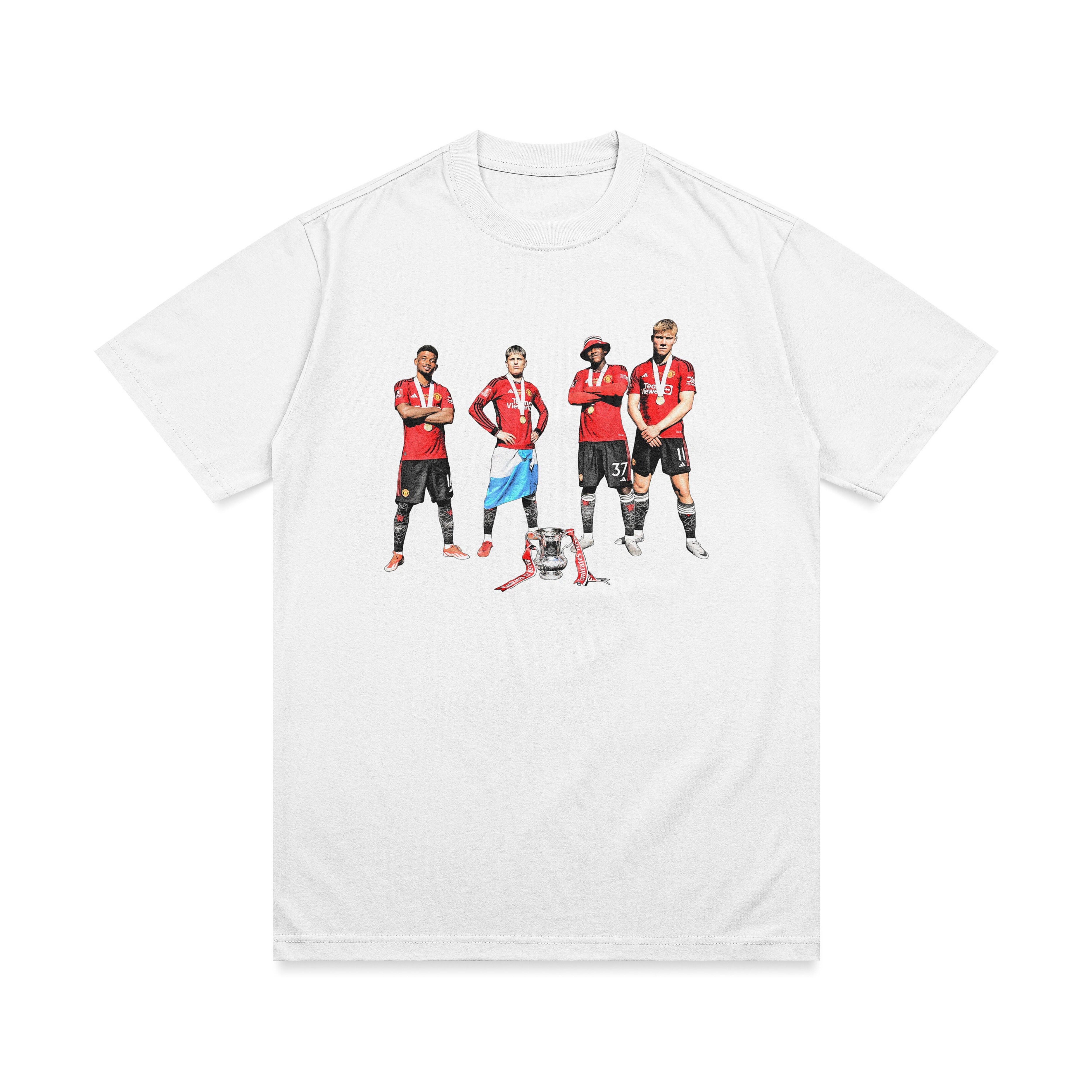 Manchester United Graphic T-shirt | FA Cup Champions 2024 | Mainoo ...