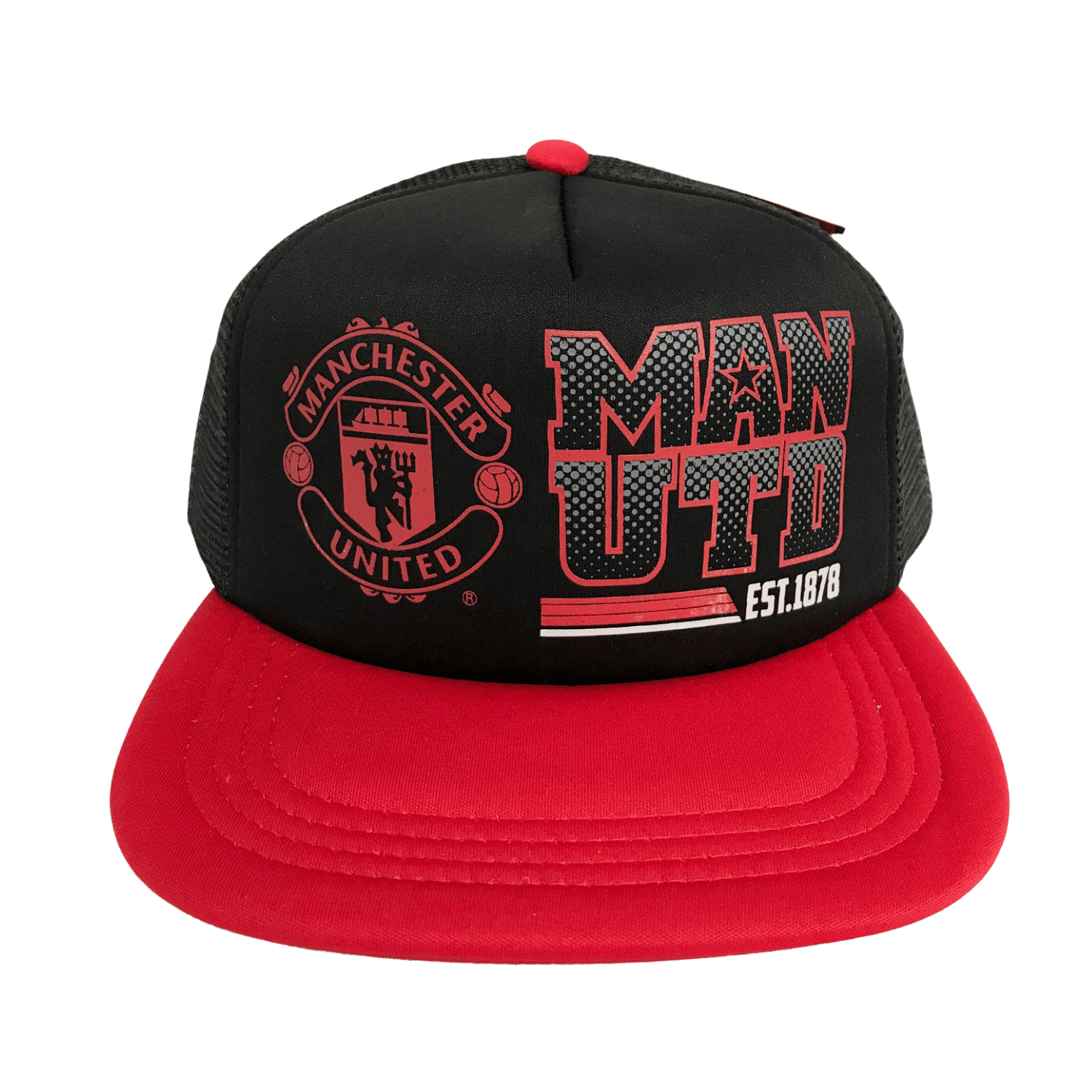 Manchester united Trucker adjustable Cap Red Adult men's by Rhinox ...