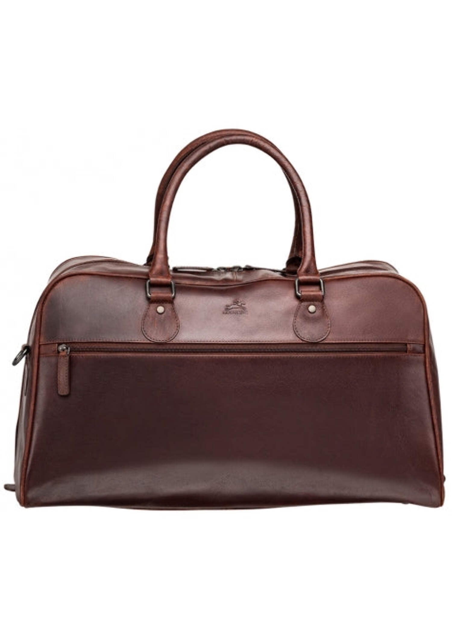 Mancini Buffalo Classic Leather Duffle Bag - Walmart.com