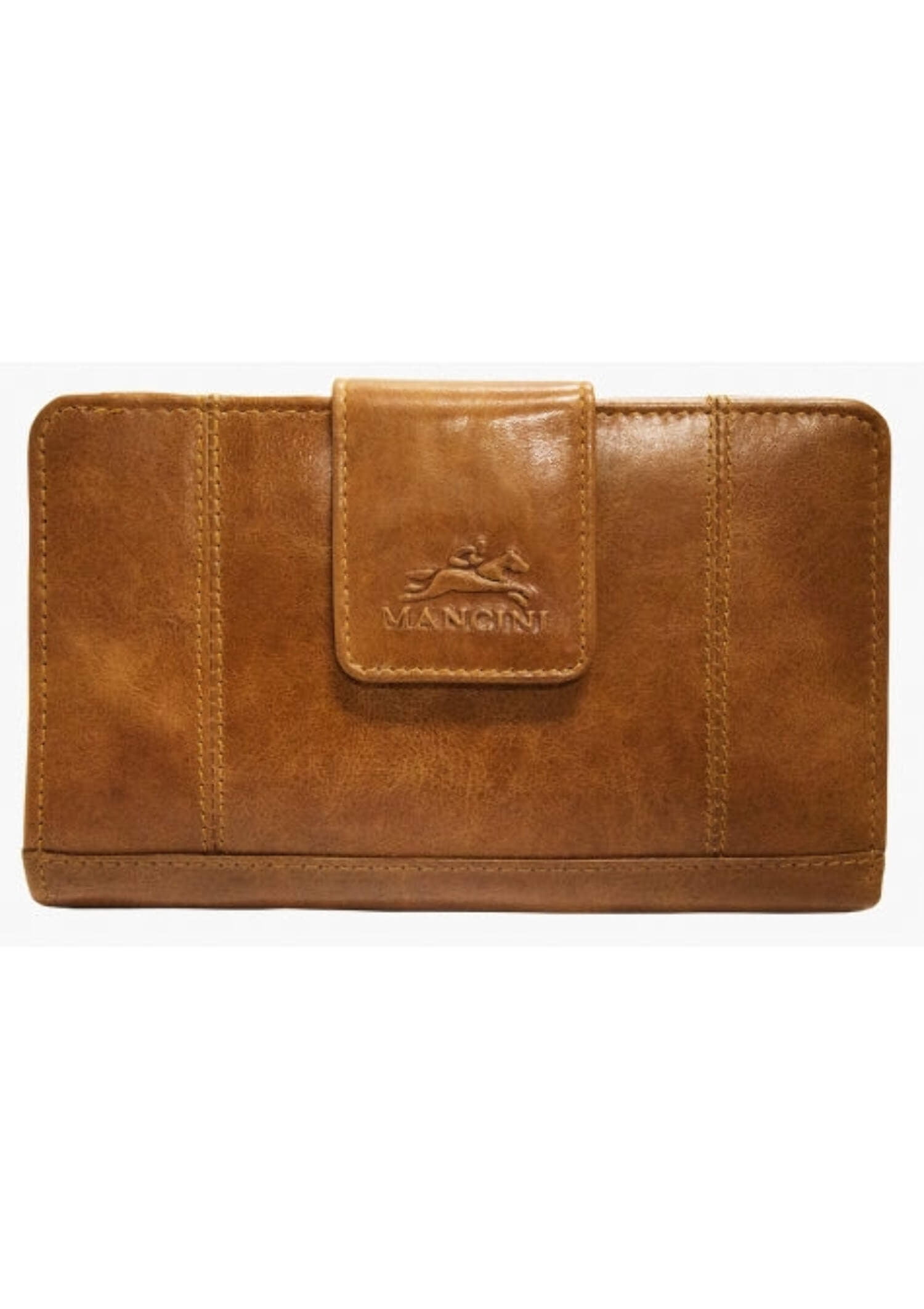 Mancini Casablanca Ladies' RFID Secure Medium Clutch Wallet - Walmart.com