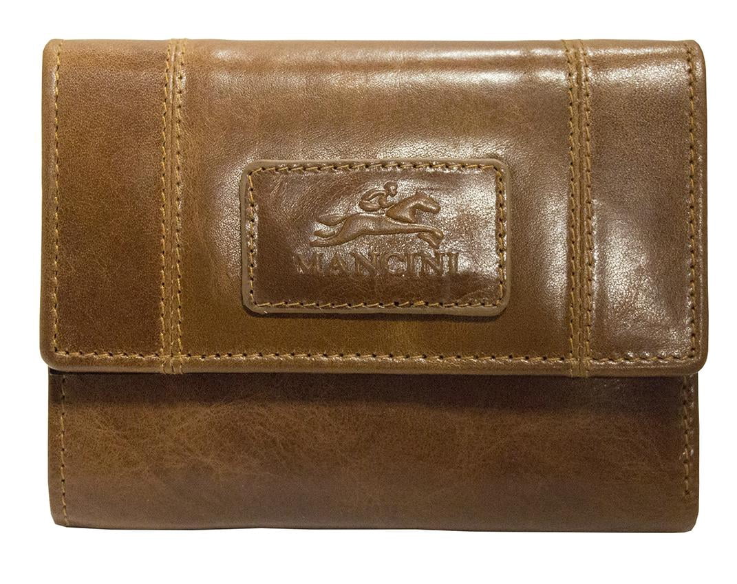 Mancini Casablanca Ladies' RFID Secure Small Clutch Wallet - Walmart.com