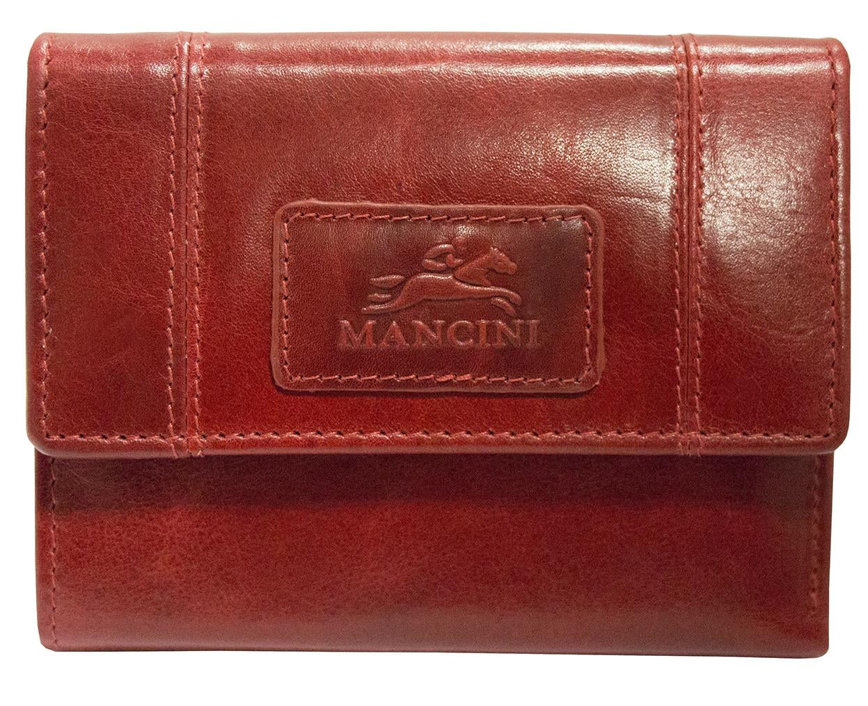Mancini Casablanca Ladies' RFID Secure Small Clutch Wallet - Walmart.com