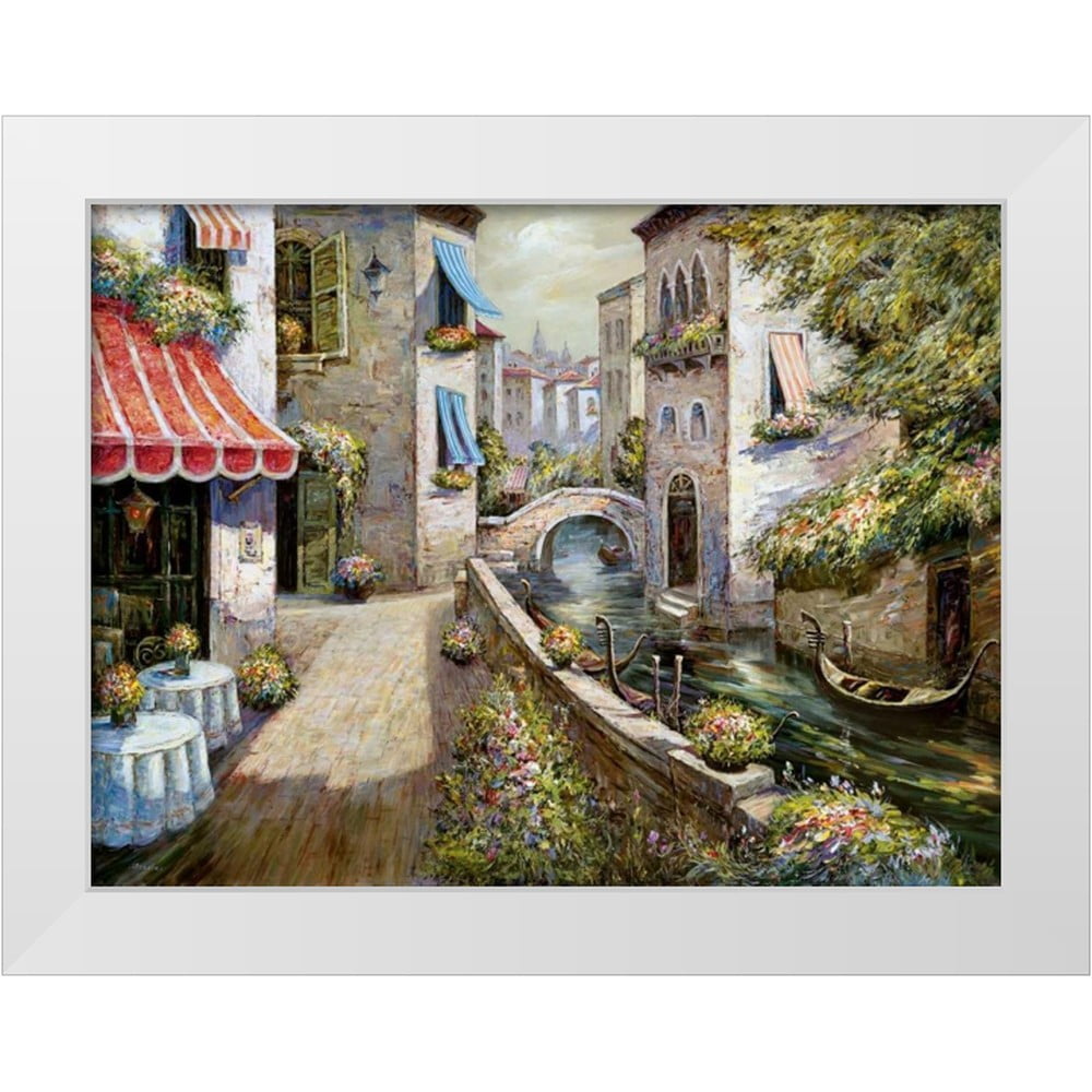 Mancini, Gianni 14x12 White Modern Wood Framed Museum Art Print Titled ...