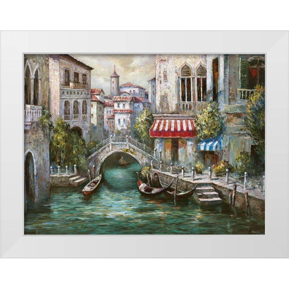 Mancini, Gianni 14x12 White Modern Wood Framed Museum Art Print Titled ...