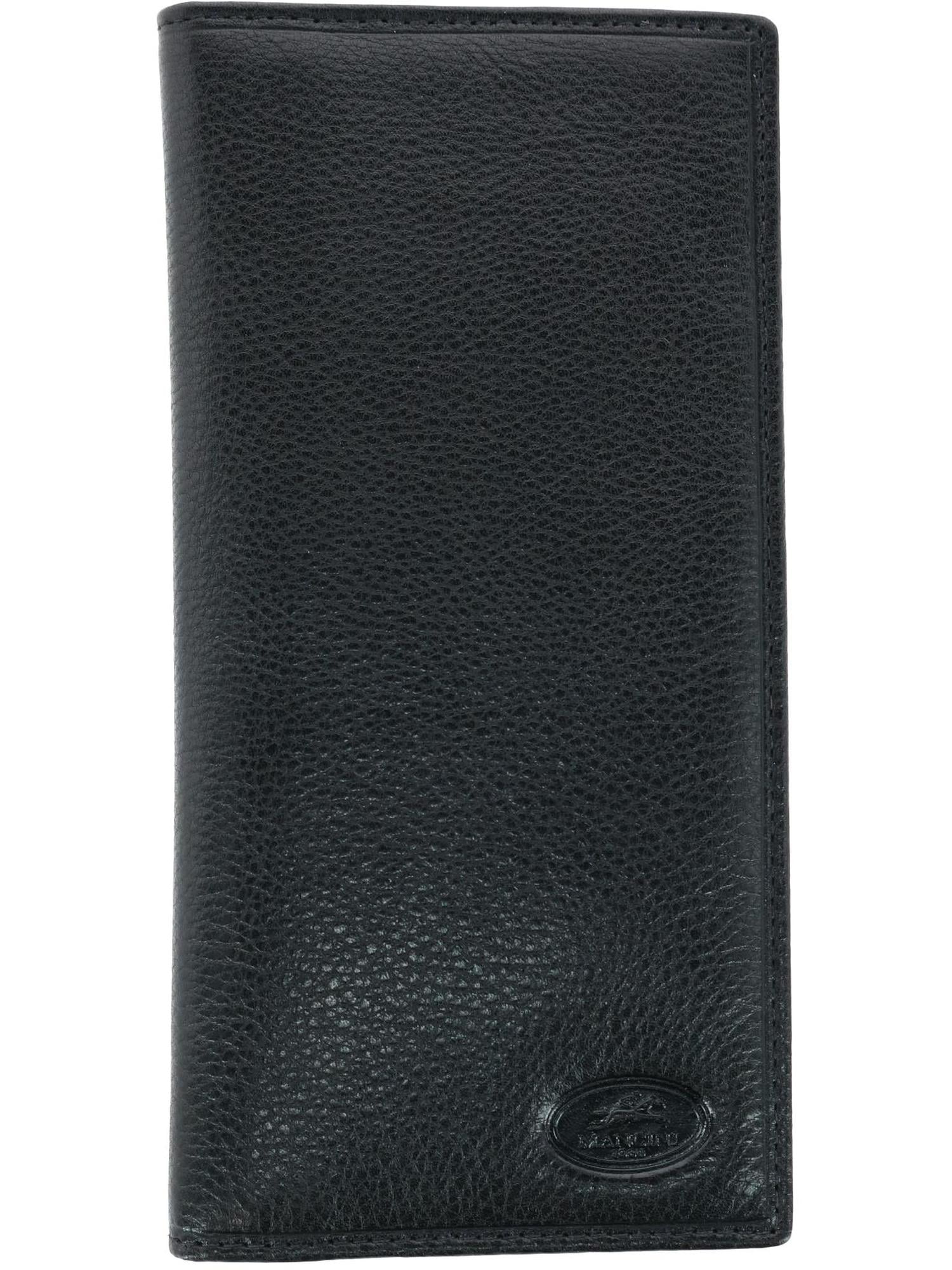 Mancini Leather Checkbook Pocket Secretary Wallet (Men) - Walmart.com