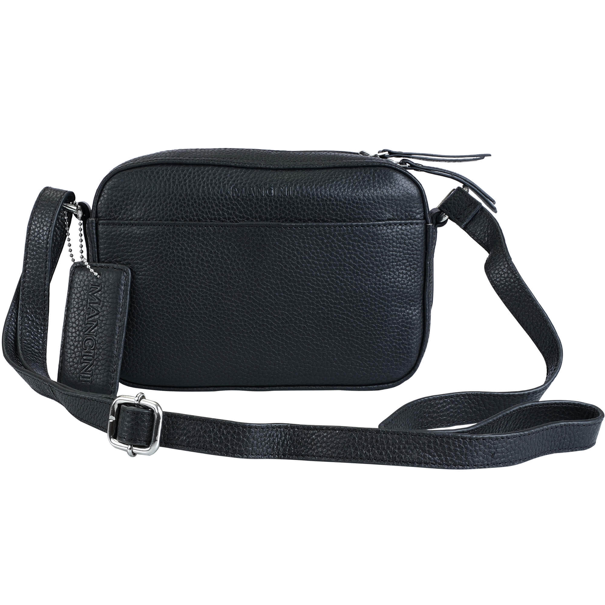 Mancini Pebbled Clara Small Crossbody Bag - Walmart.com
