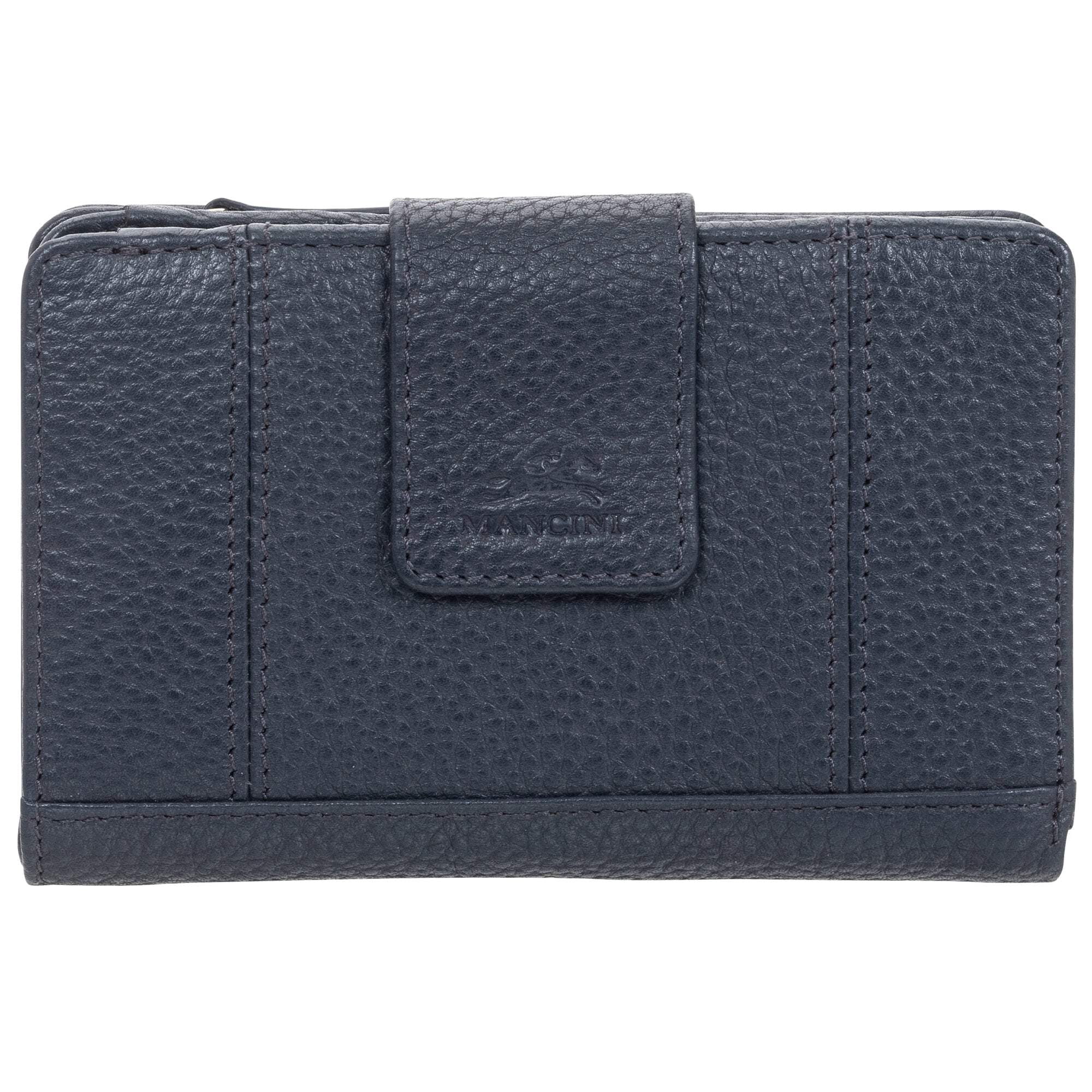 Mancini Pebbled Ladies’ RFID Medium Clutch Wallet - Walmart.com