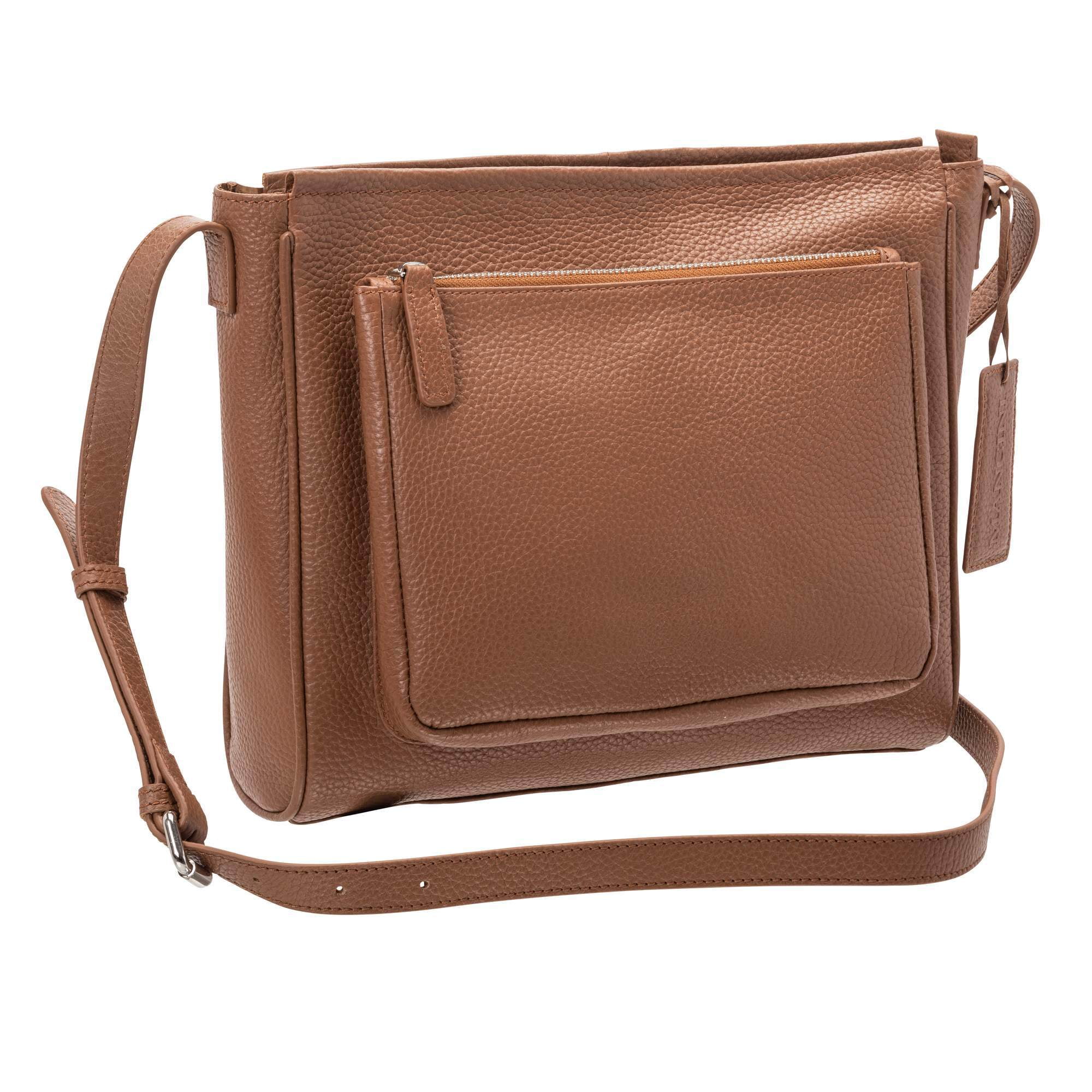 Mancini Pebbled Michelle Crossbody bag - Walmart.com