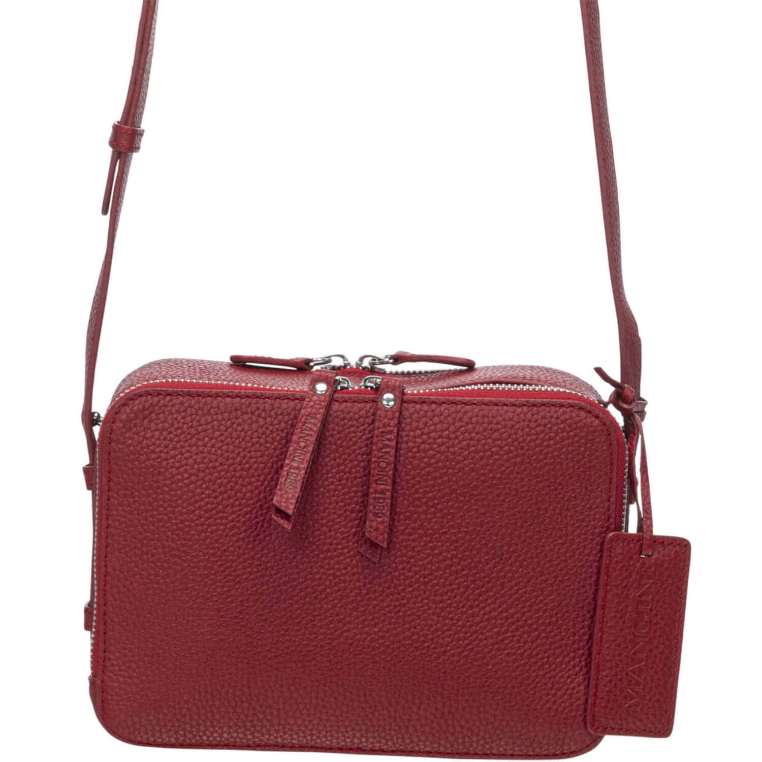 Mancini Pebbled Rachel Camera Style Crossbody Bag - Walmart.com