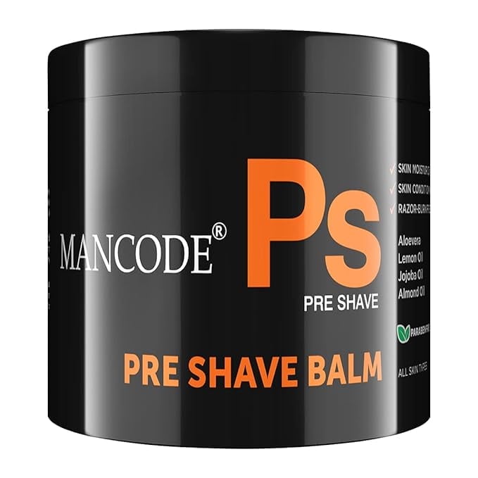 Mancode Pre-Shave Balm for Men | 100gm | Balm Softens your Beard | Provides Razor Glide for a ...