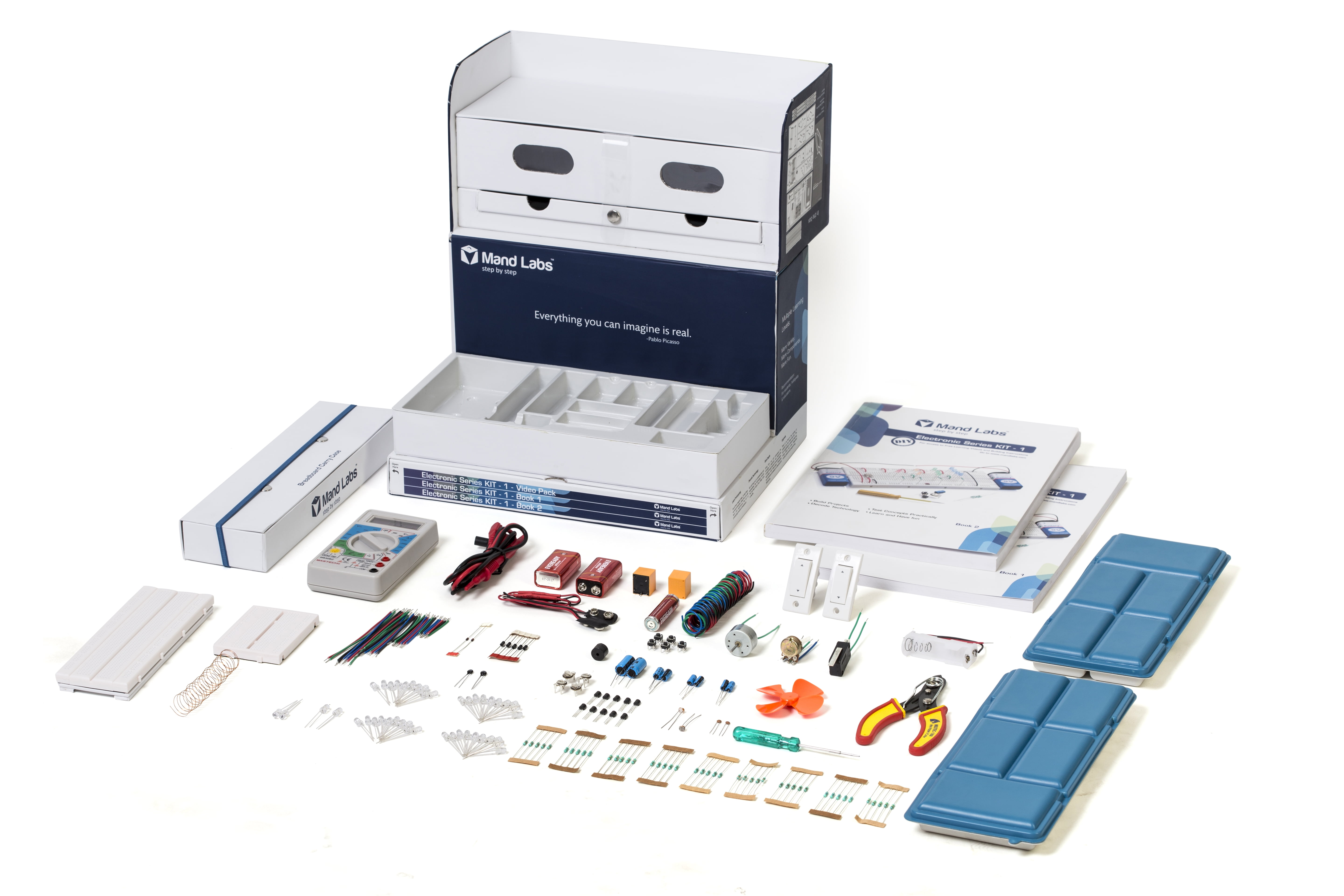 Mand Labs KIT-1 Standard Edition Version 4: The DIY All-In-One STEM Electronics Kit - Walmart.com