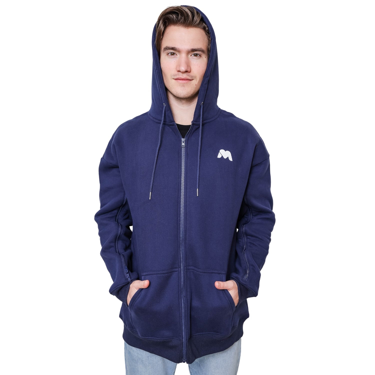 MandMcares Arm Access Oversized Dialysis Jacket, Oversized Hoodies ...