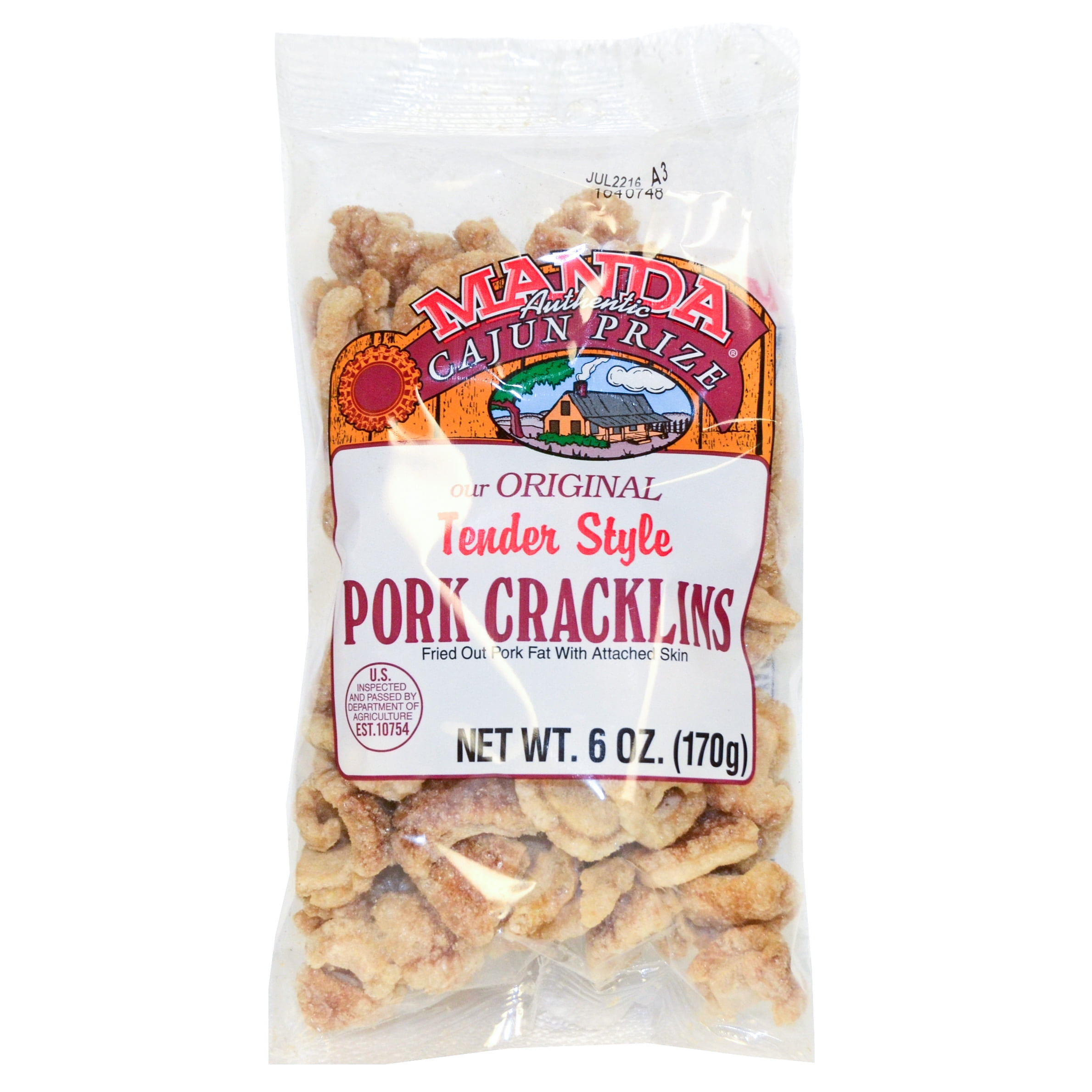Manda Hog Cracklins Mild Pork Rinds, 6 oz Bag - Walmart.com