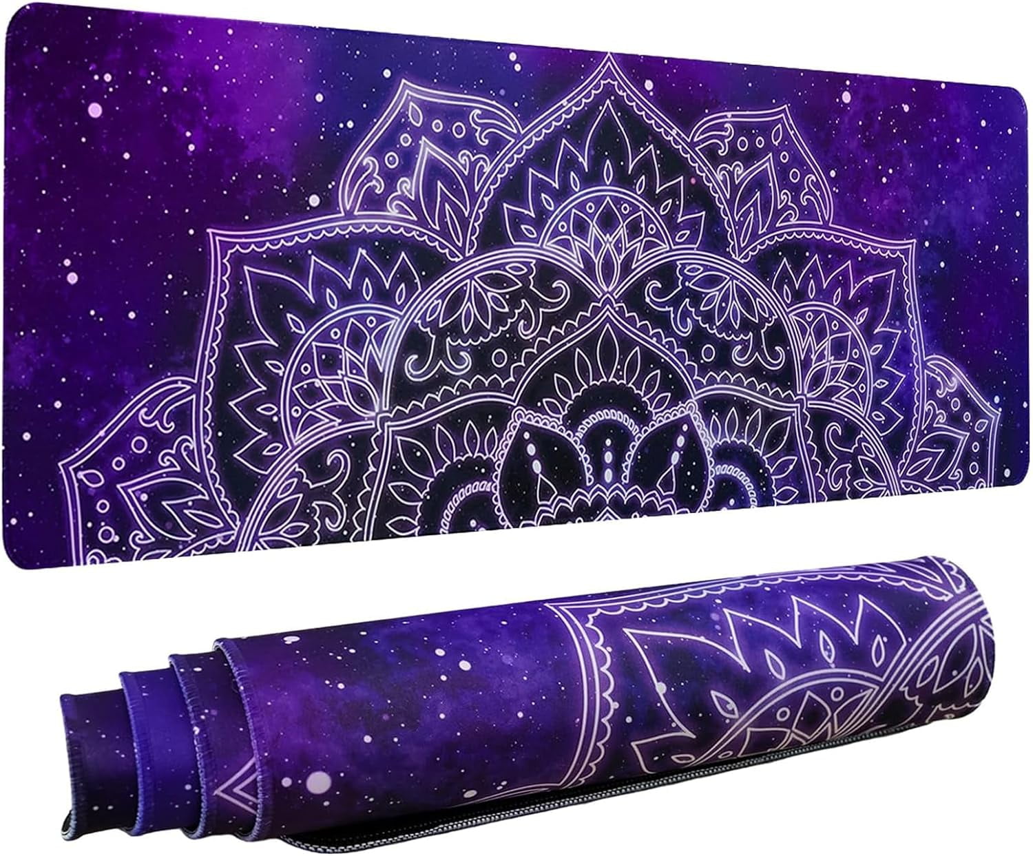 Mandala Aesthetic Large Gaming Mouse Pad Galaxy Bohemia Boho Hippie XXL ...