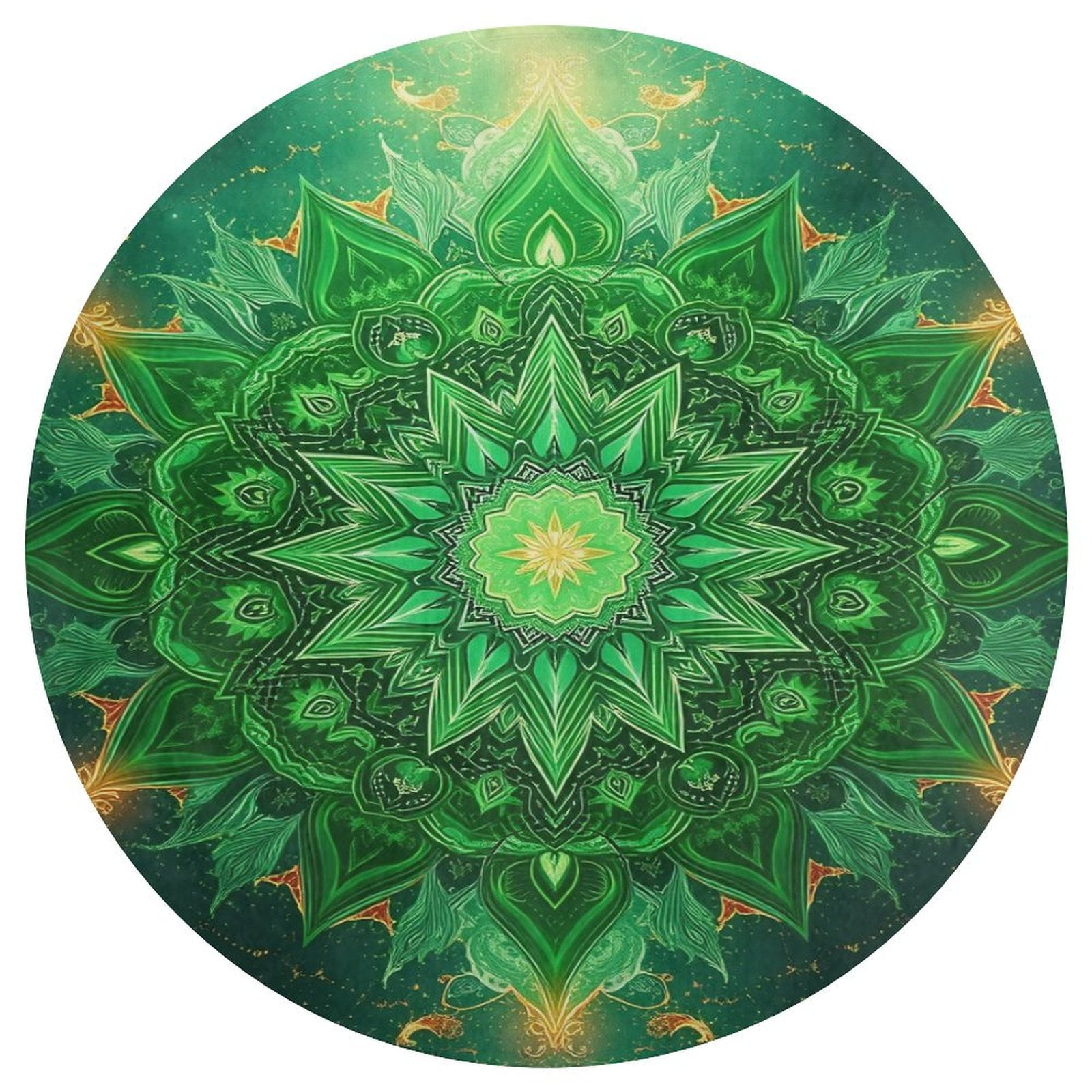 Mandala Bohemia Round Area Rug Floor Carpets Washable Indoor Floor Area ...