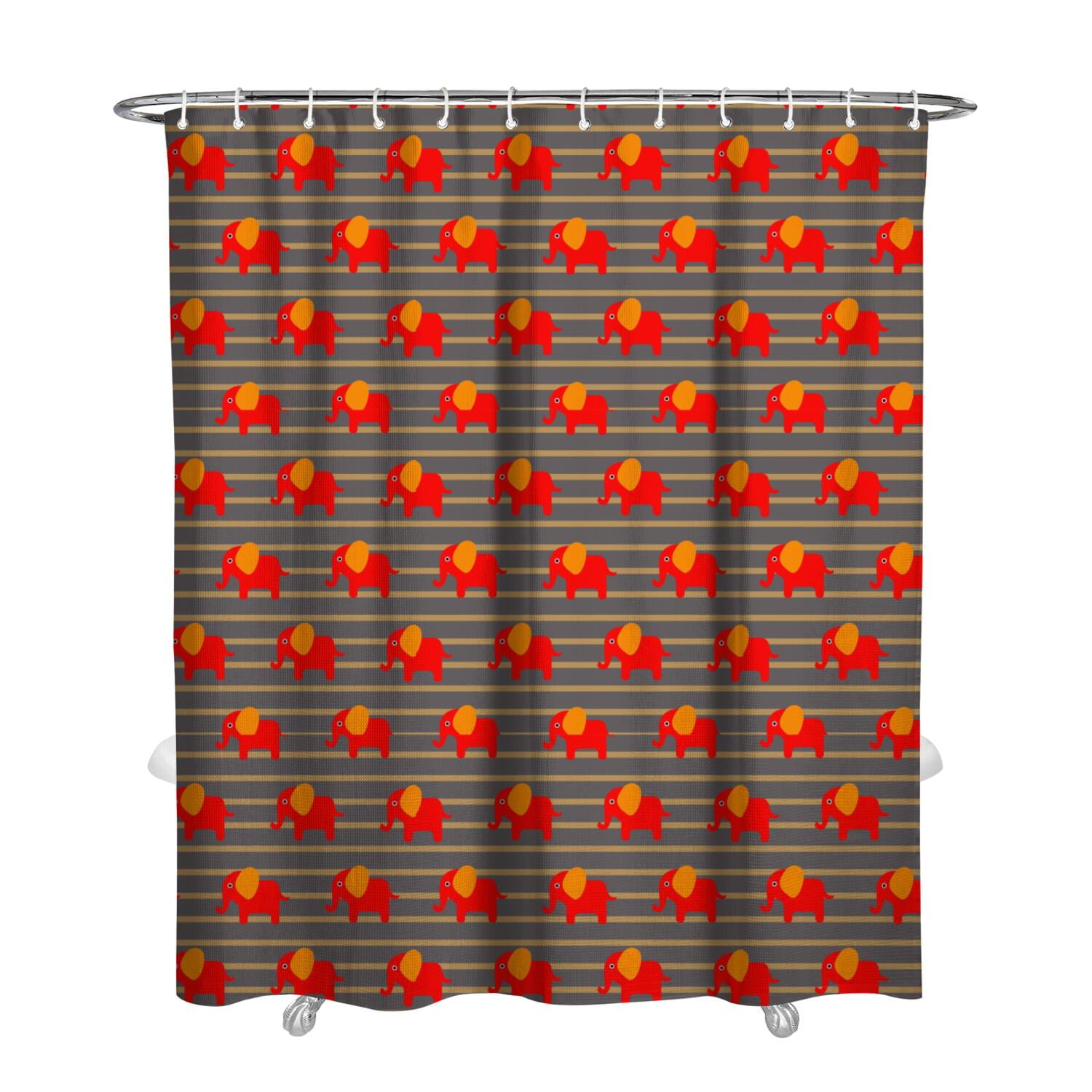 Mandala Bohemian Shower Curtain 72" x 84" Waterproof Ethnic Print ...