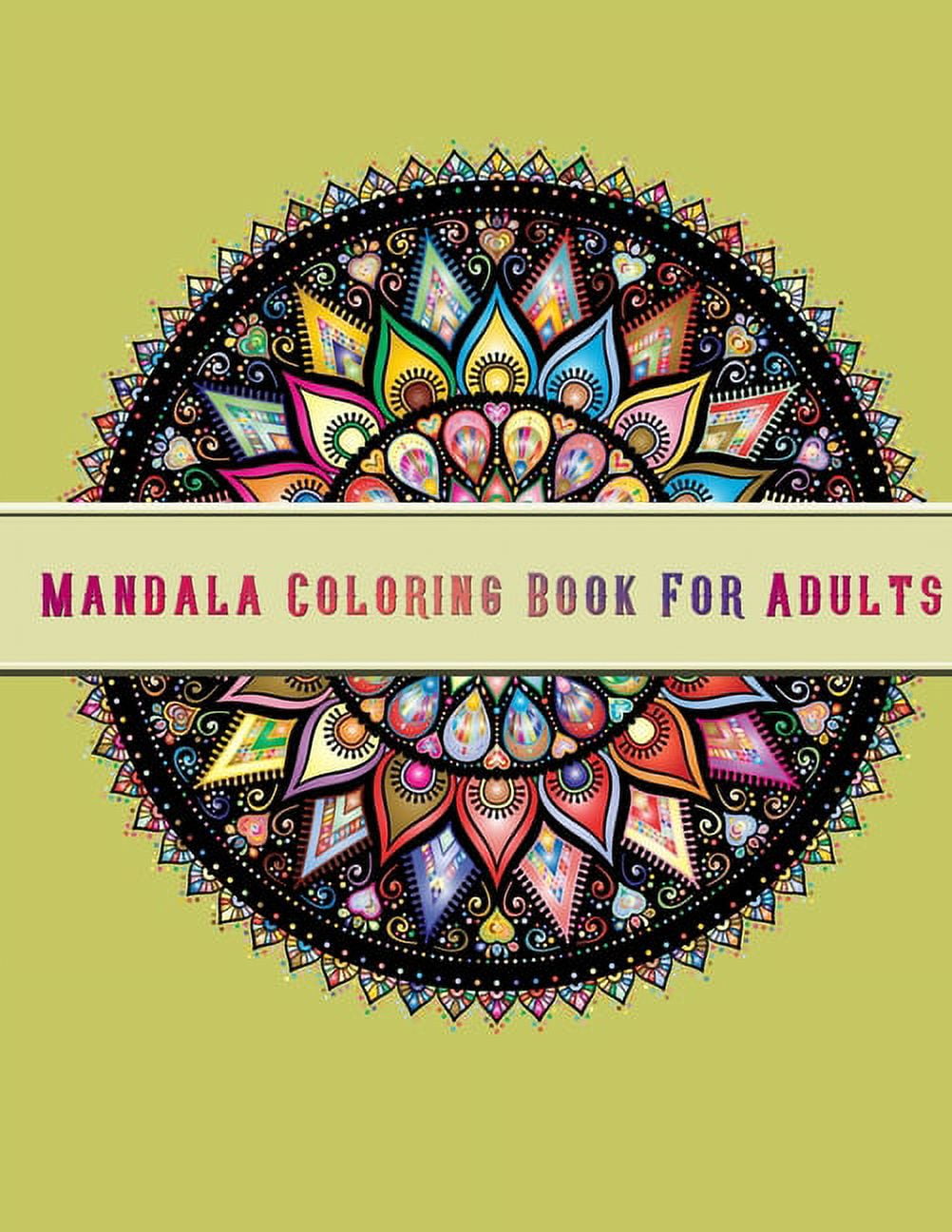Mandala Coloring Book For Adults: Beautiful Mandalas Designed elaxing ...