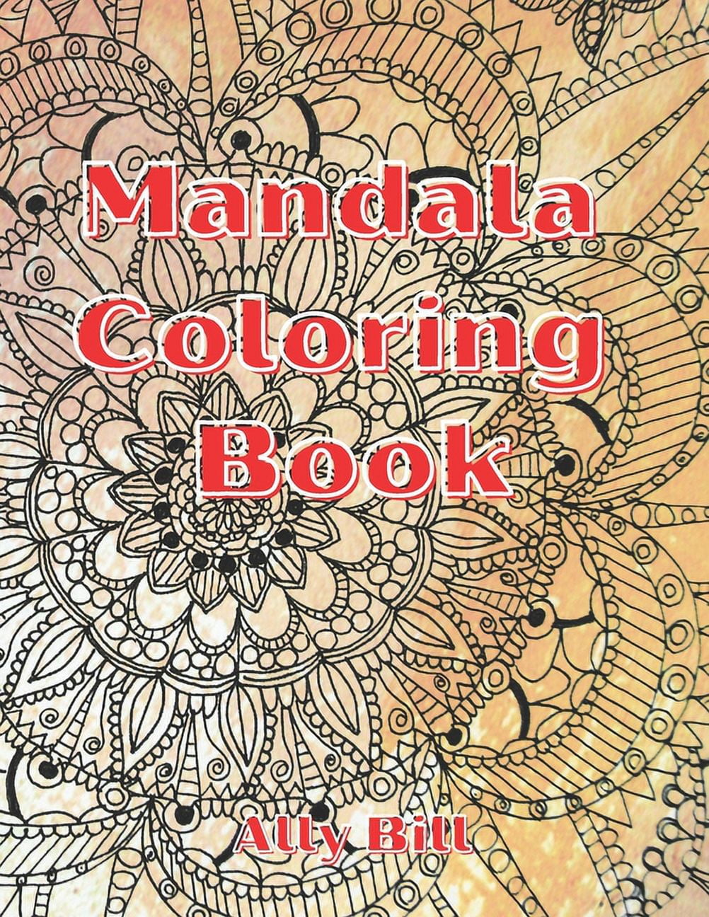 Mandala Coloring Book: Mandala Coloring Book, Mandala Themed Coloring Book, Coloring Book with ...