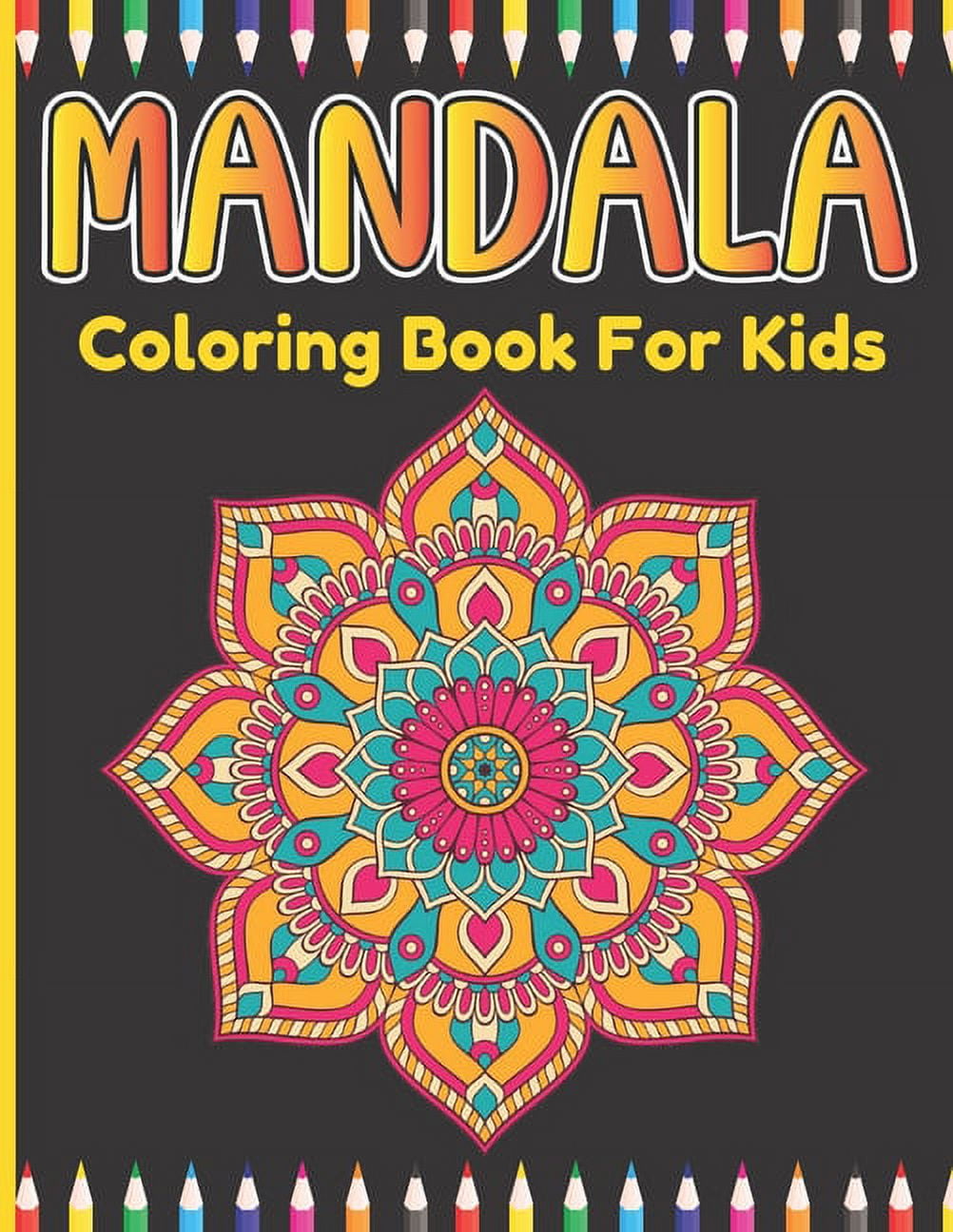 Mandala Coloring Book For Kids: Easy And Simple Lots Of Mandalas ...