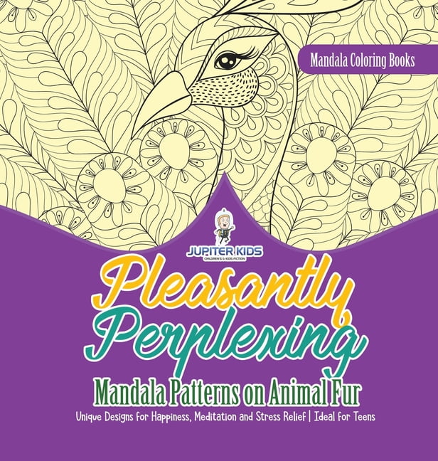 Mandala Coloring Books. Pleasantly Perplexing Mandala Patterns on Animal Fur. Unique Designs for ...