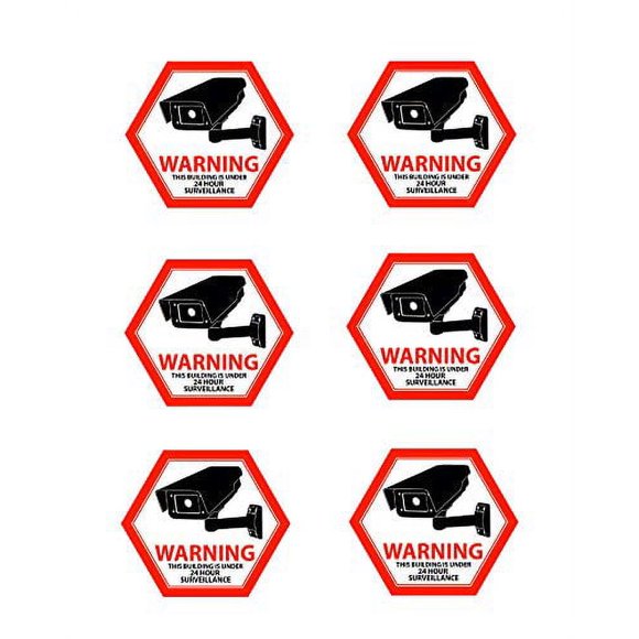 Video Surveillance Stickers