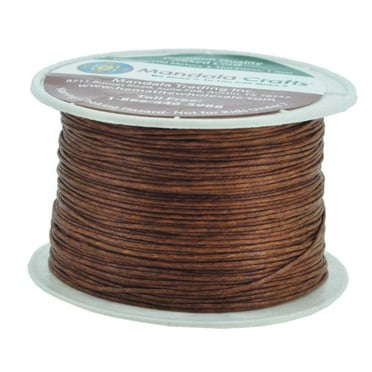 Mandala Crafts 2mm Waxed Cotton Cord Rope for Necklace Bracelet Jewelry ...