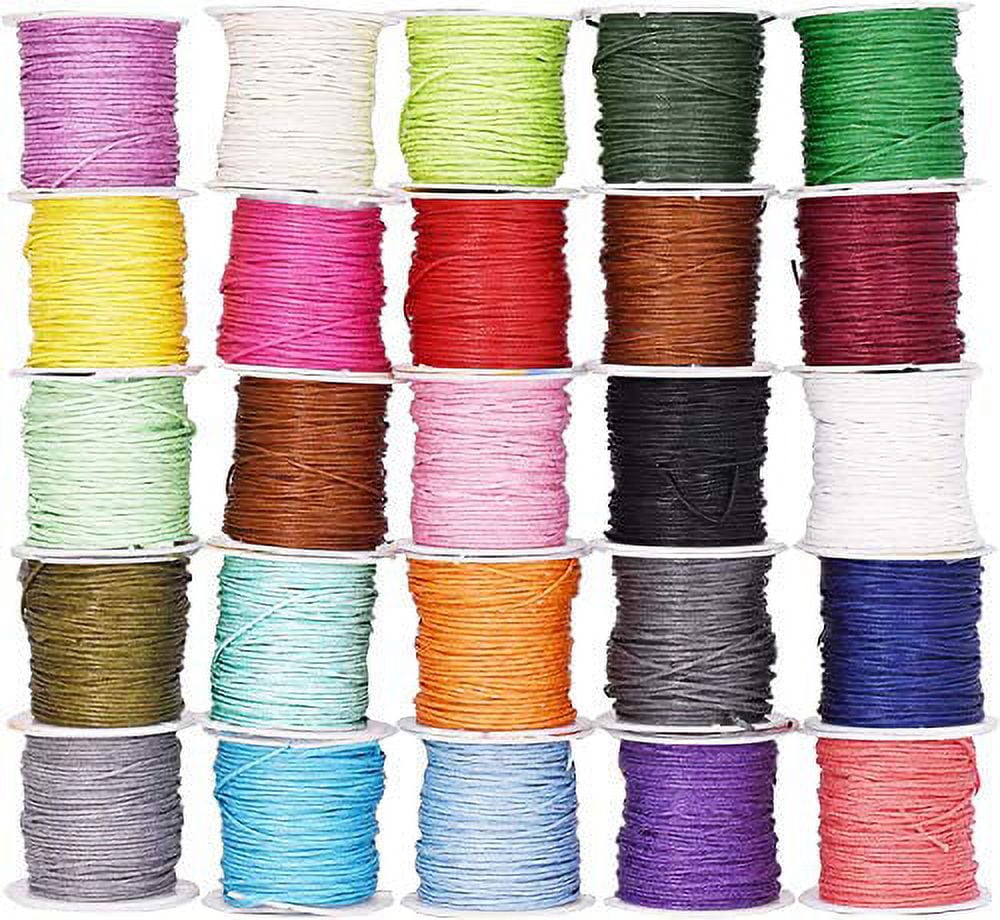 Mandala Crafts 1mm Jewelry Making Crafting Beading Macramé Waxed Cotton ...