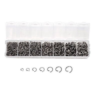 10pc 10x2mm 304 Stainless Steel Split Rings Double Loops Jump Rings ...