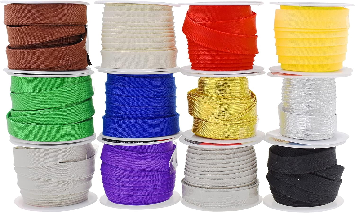 Mandala Crafts Double Fold Bias Tape for Sewing, Seaming, Binding ...