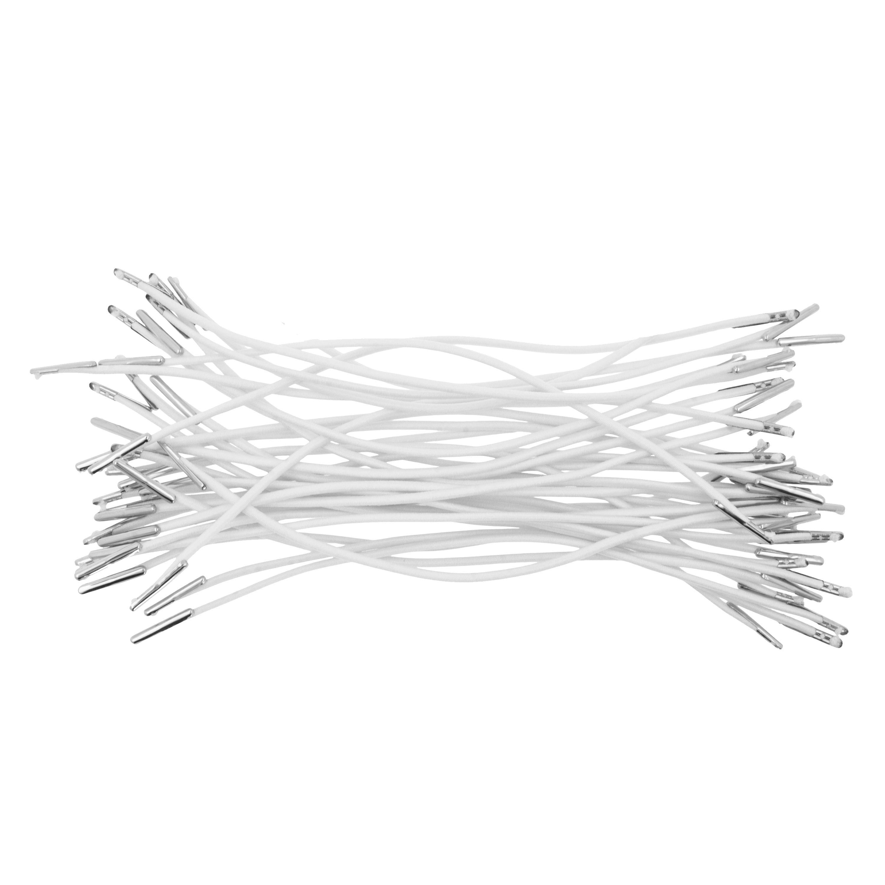 Mandala Crafts Elastic Barbed Cord, Stretch Loop Band with Metal Ends ...