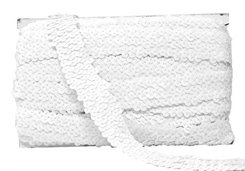 Mandala Crafts Elastic Sequin, Flat Glitter Stretch Bling Paillette ...