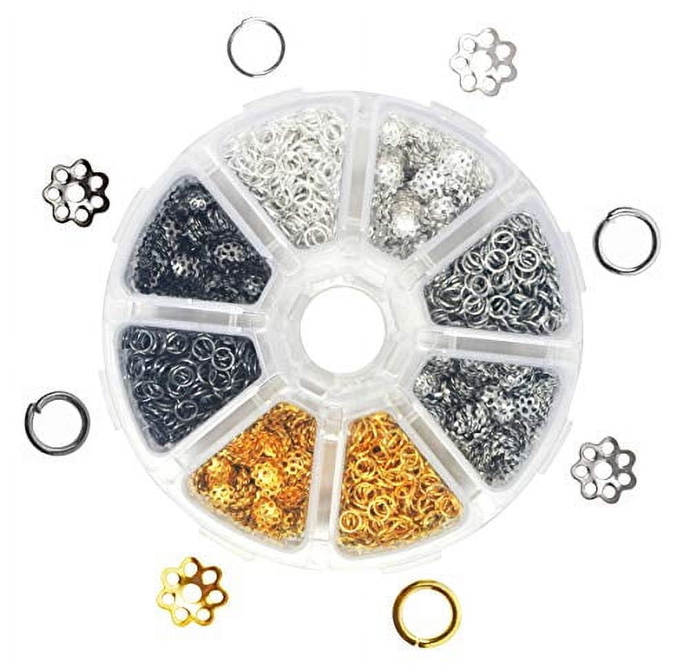 Mandala Crafts End Bead Cap, End Cap Bead Cover Assorted Set from Metal ...