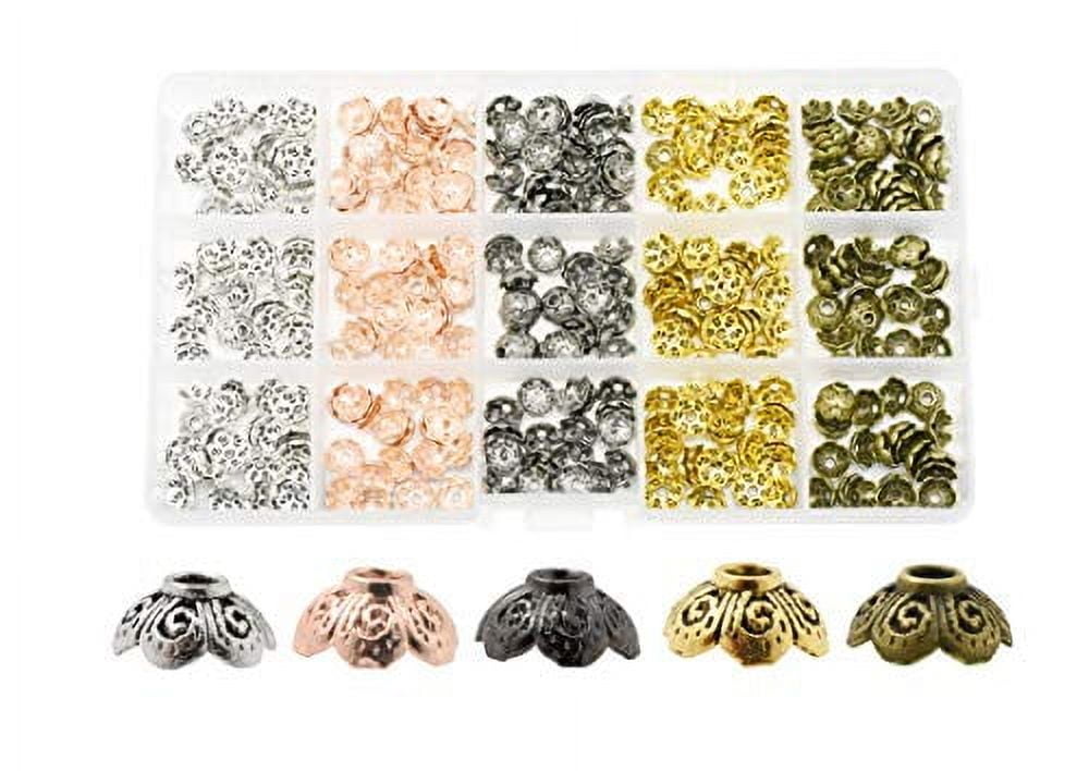 Mandala Crafts End Bead Cap, End Cap Bead Cover Assorted Set from Metal ...