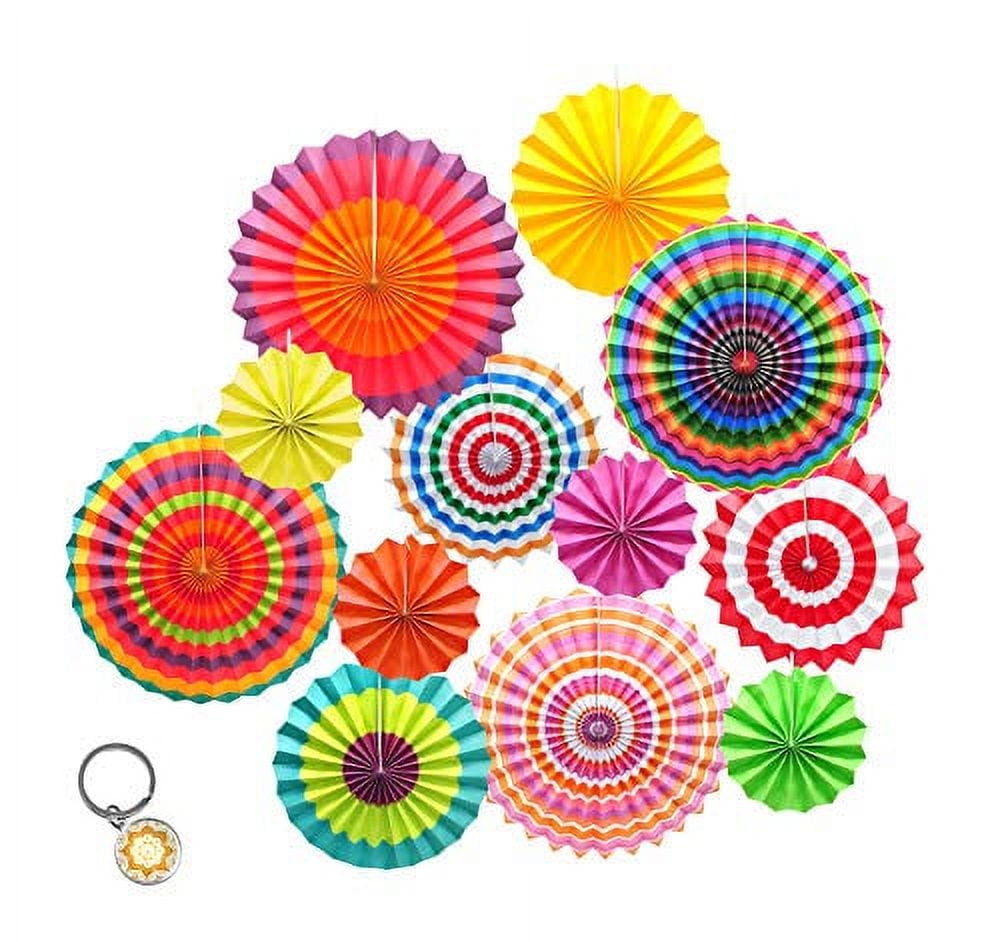 Mandala Crafts Colorful Mexican Fiesta Decor Supplies, Party Hanging ...