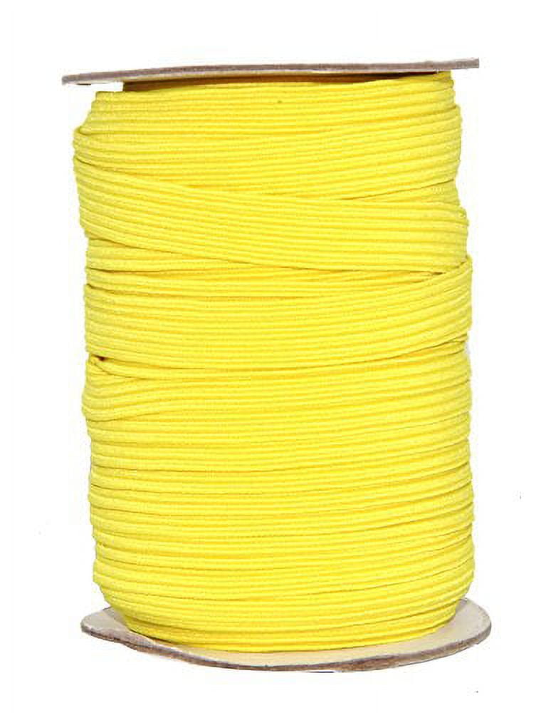 Mandala Crafts Flat Elastic Band - Braided Stretch Strap Cord Roll for ...