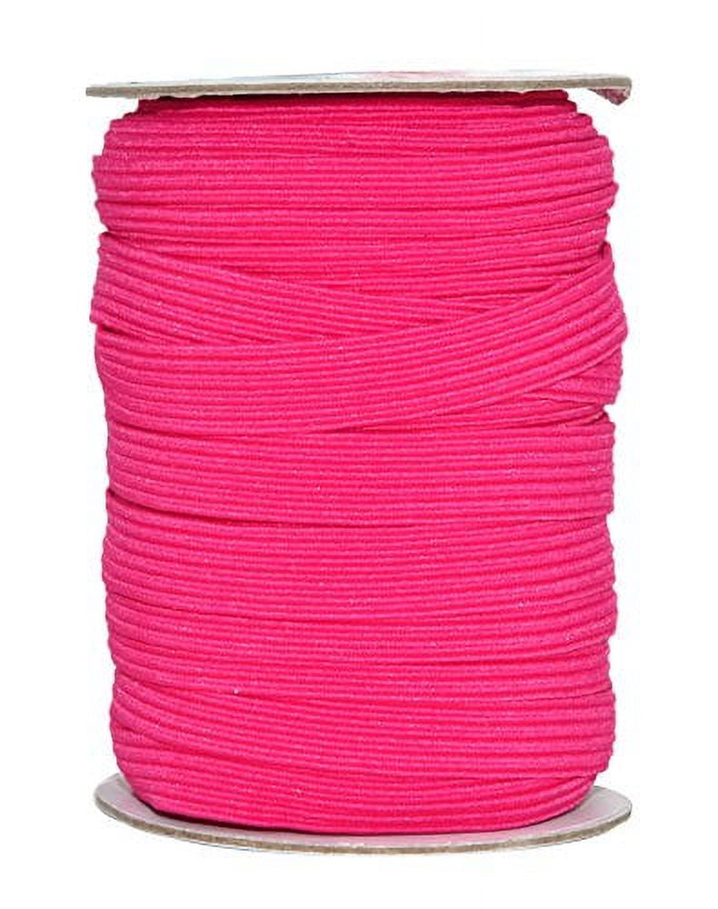Mandala Crafts Flat Elastic Band, Braided Stretch Strap Cord Roll for ...