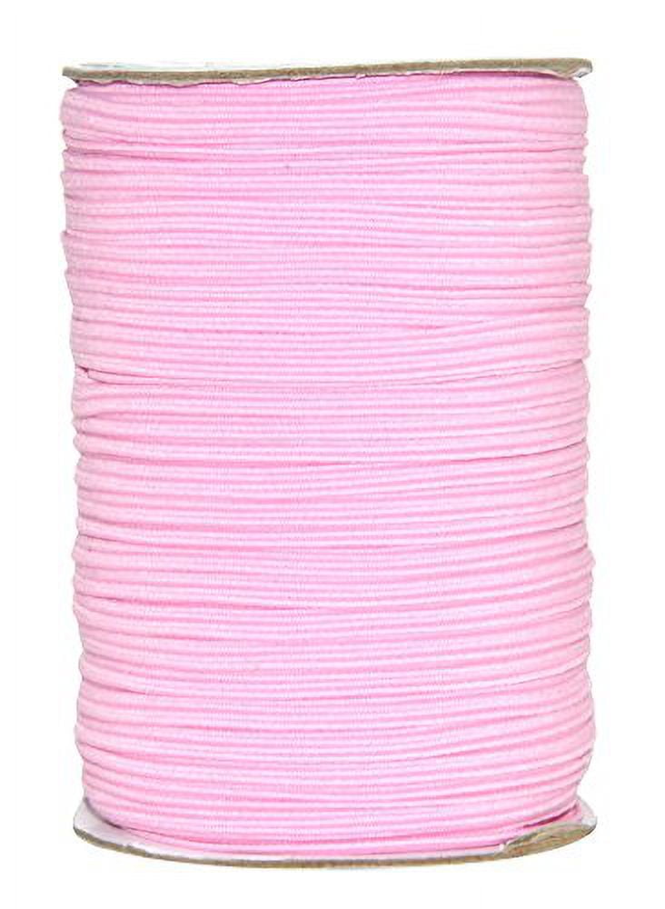 Mandala Crafts Flat Elastic Band, Braided Stretch Strap Cord Roll for ...