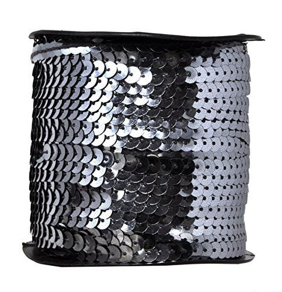 Mandala Crafts Flat Sequin Strip Trim on Strings for Crafts, Fringe ...