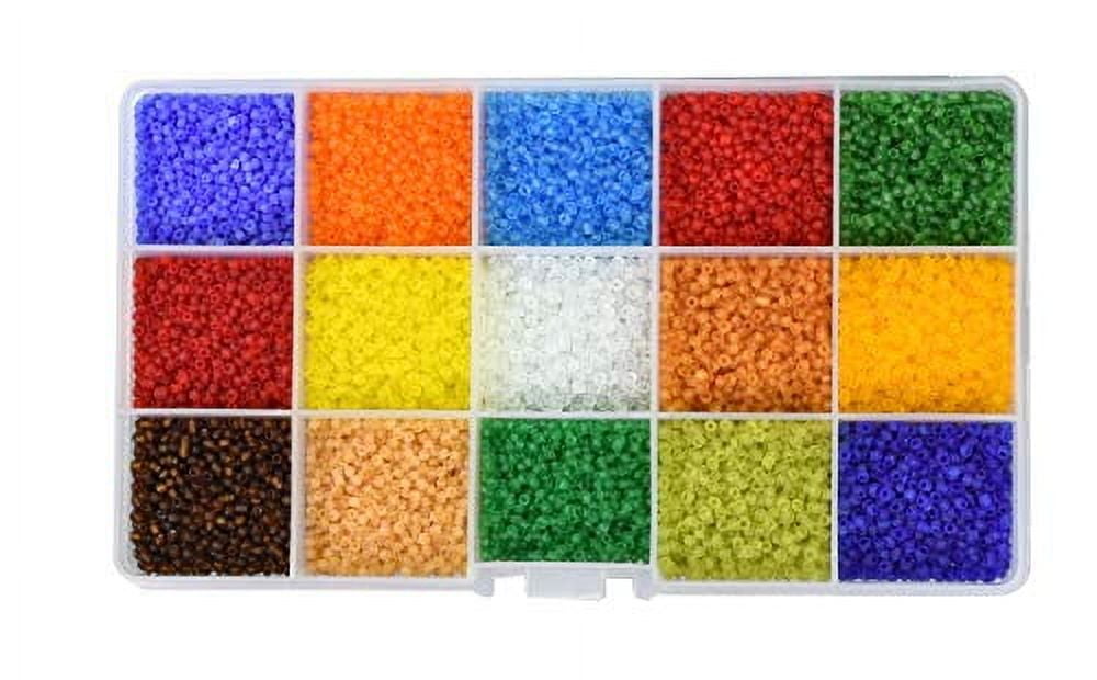 Mandala Crafts Glass Seed Beads for Jewelry Making Mini Glass Beads for ...