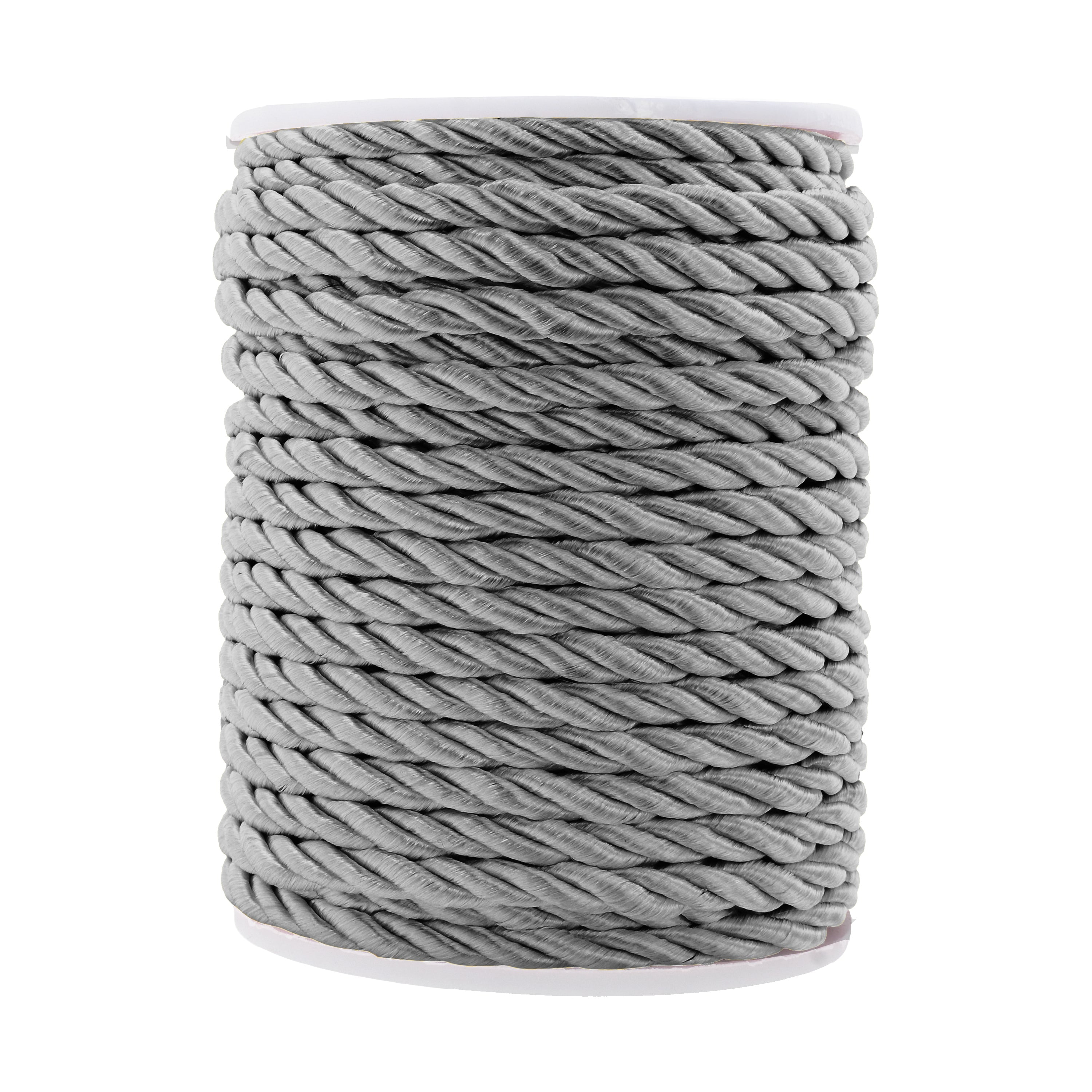 Mandala Crafts Rayon Twisted Cord Trim, Shiny Viscose Cording for Home Décor, Upholstery ...