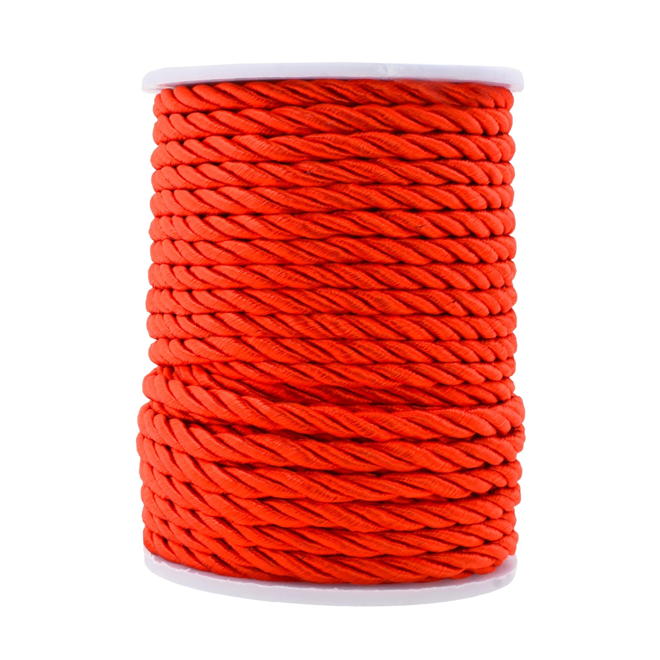 Mandala Crafts Rayon Twisted Cord Trim, Shiny Viscose Cording for Home ...