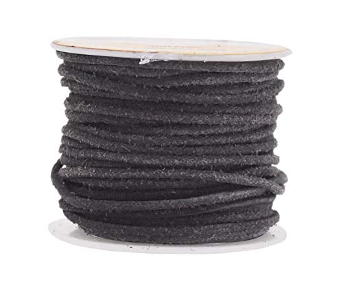 Mandala Crafts Round Suede Cord for Jewelry Making, Genuine Cowhide ...