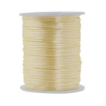 Craft And Party- 2mm x 100 yards Satin Rattail Cord Shamballa Nylon ...