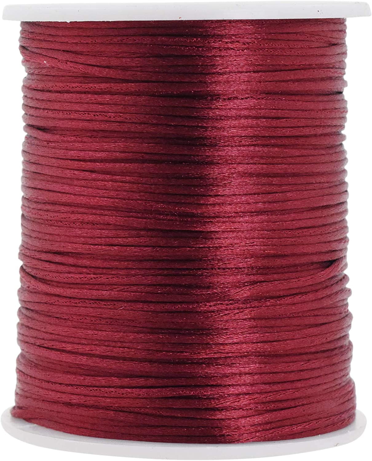 Mandala Crafts Satin Rattail Cord String from Nylon for Chinese Knot ...