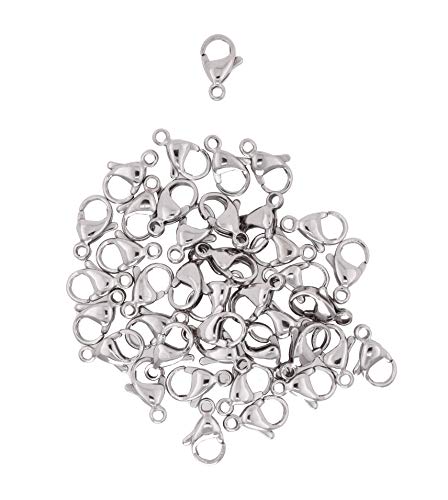 Mandala Crafts Lobster Claw Clasps for Jewelry Making - Stainless Steel ...