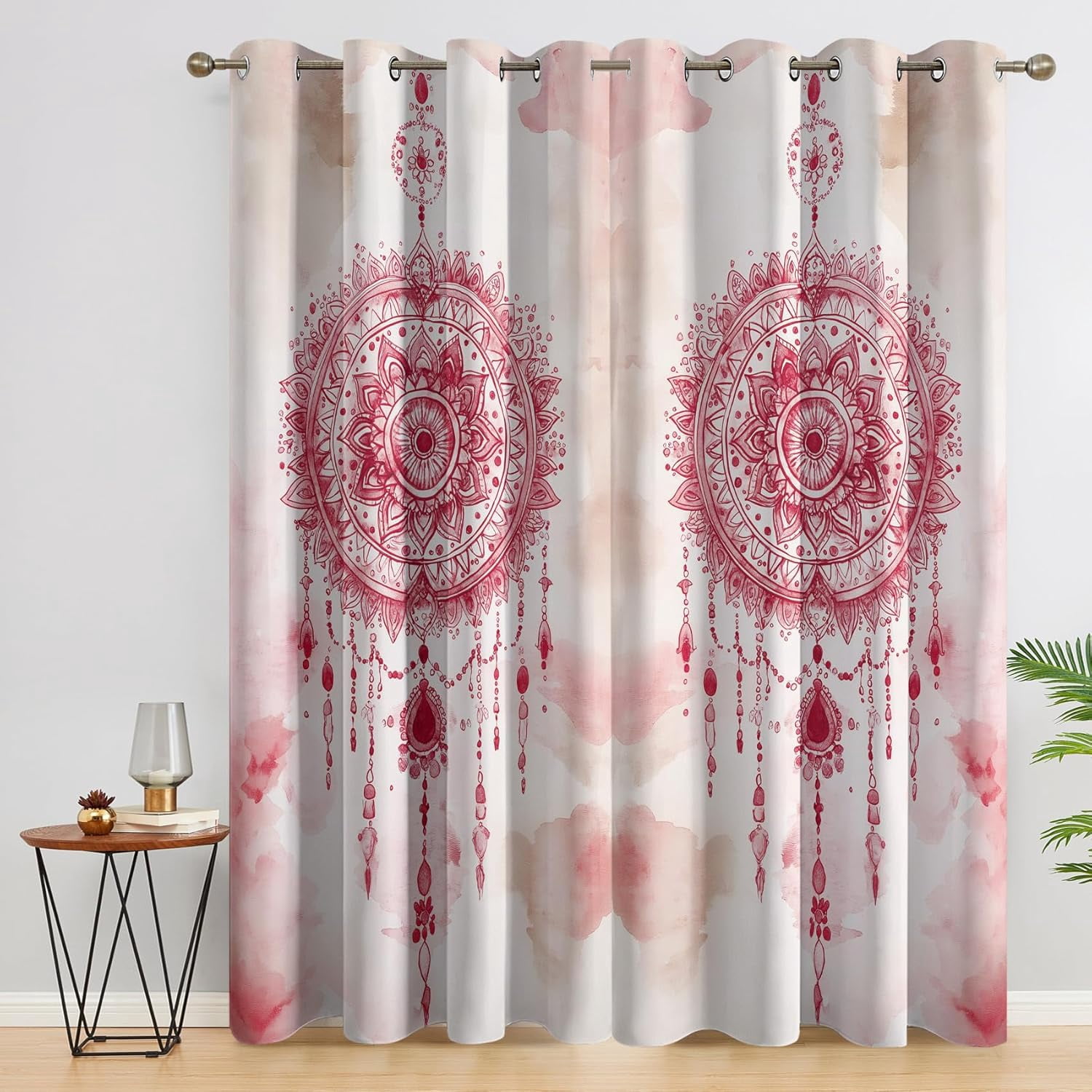 Mandala Curtains - Dream Catcher Blackout Curtains For Bedroom Living ...
