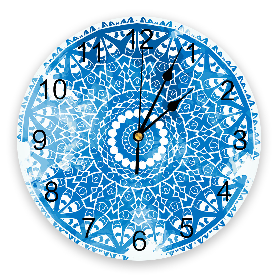Mandala Datura Buddhism Ethnic Modern Wall Clock For Home Office Wall ...