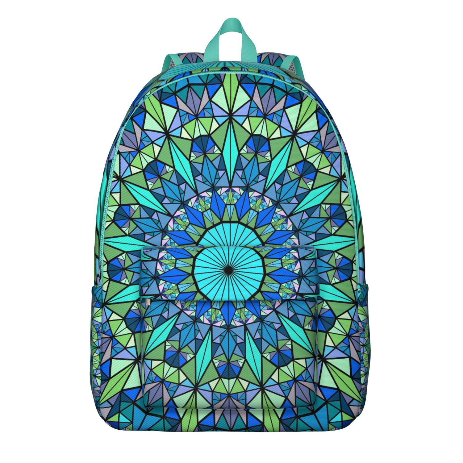 Mandala Design Backpack, Waterproof and Lightweight Featuring Abstract ...