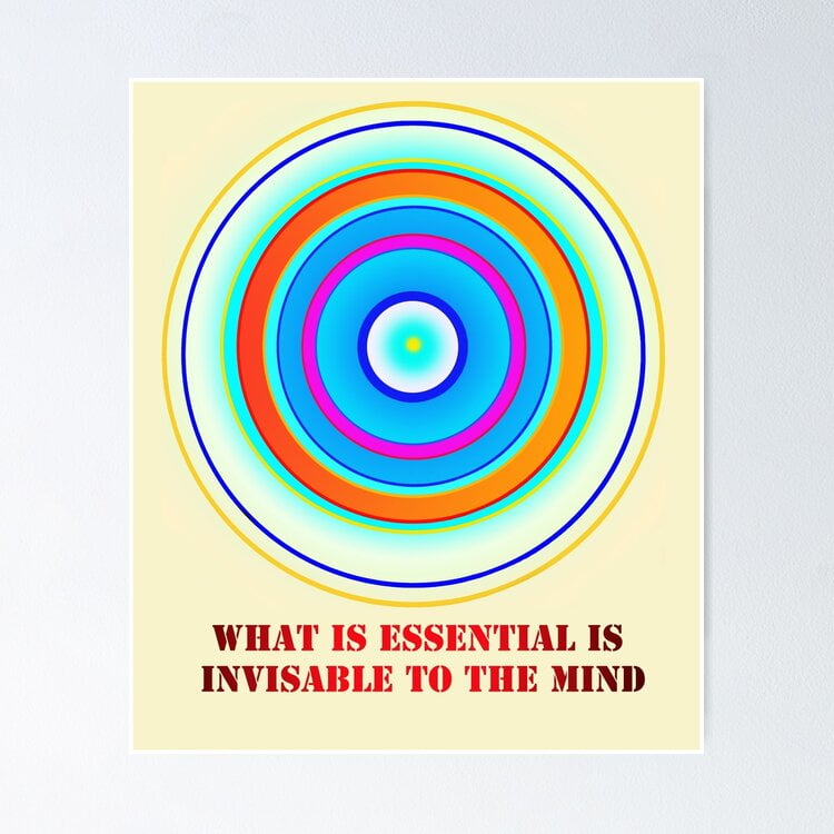 Mandala Designs Digitaly Created To Focus The Gaze. Create Joy Poster ...